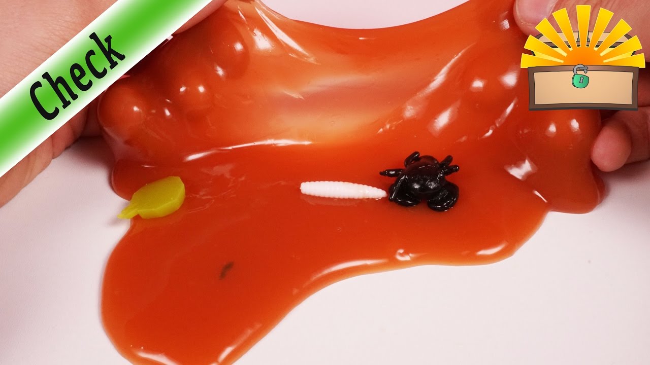 EKLIGER GLIBBER SCHLEIM - Was für MONSTER im SLIME ? Kinder Experiment ...