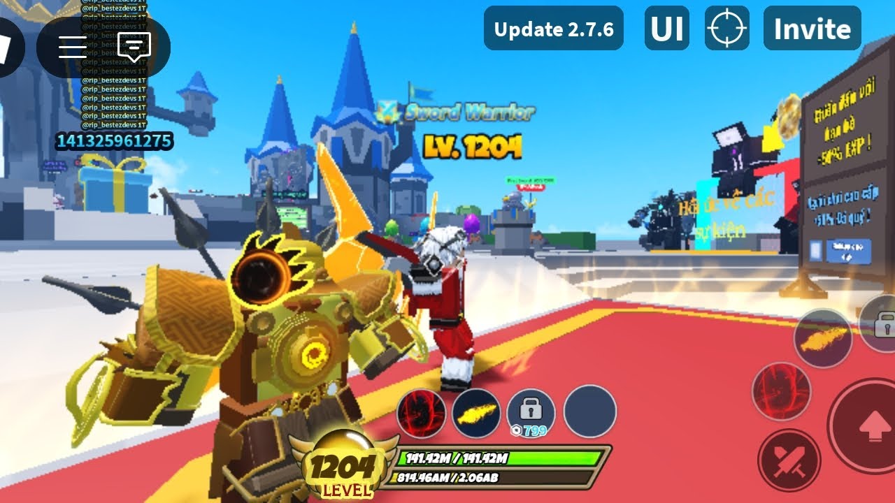 Roblox Sword Warrior:Showcase Dark Clock Titan - YouTube