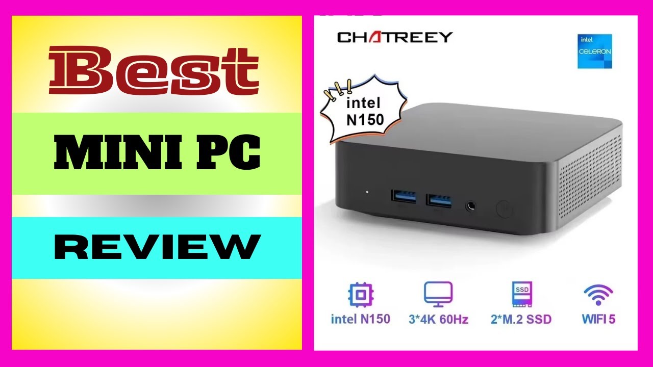 Chatreey T9 Mini PC Intel N100/N150 Windows 11 Ultra Small Pocket ...