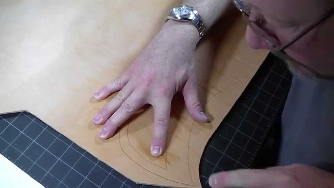 Cutting the Leather Armor Costume - Part 3 - YouTube