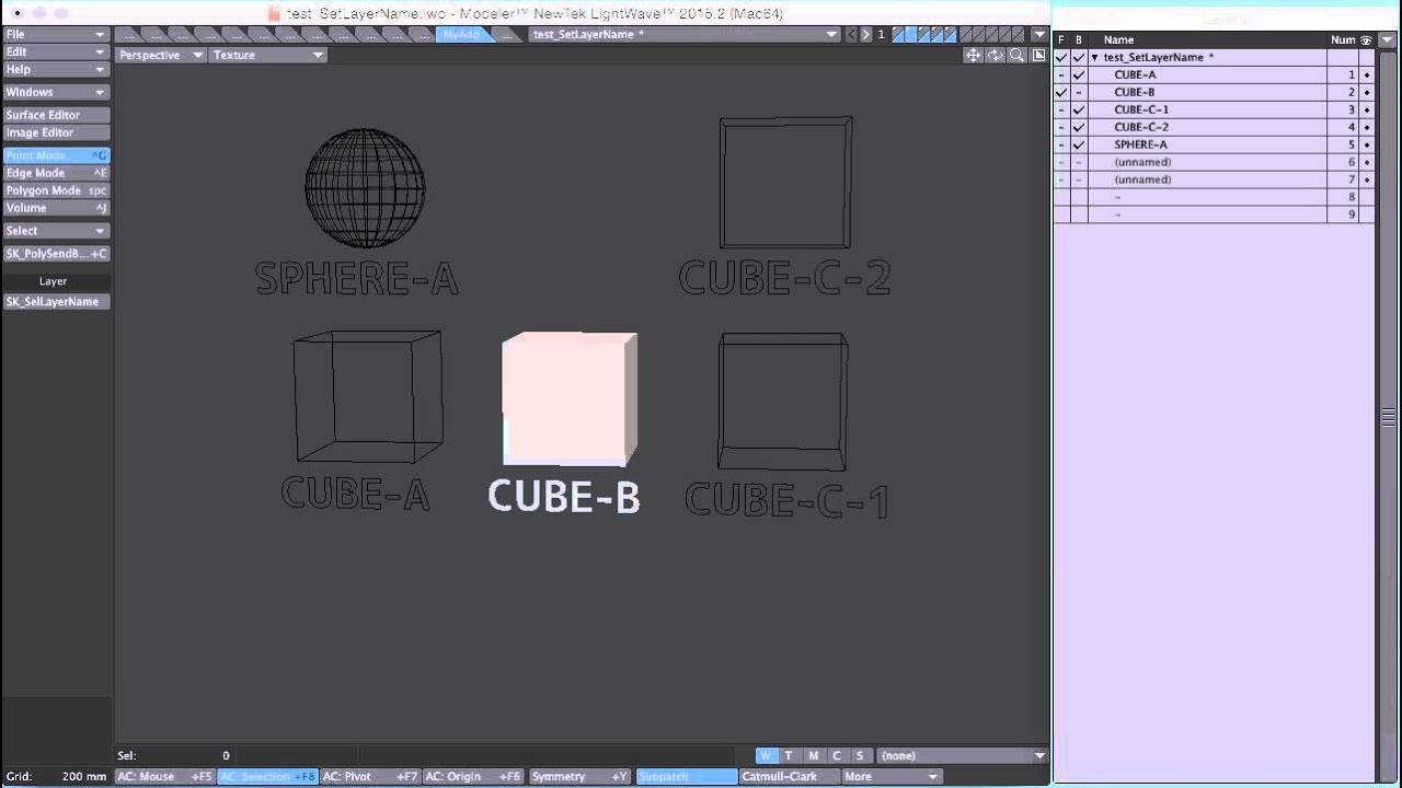 Lightwave - LScript : Select layers by name - YouTube