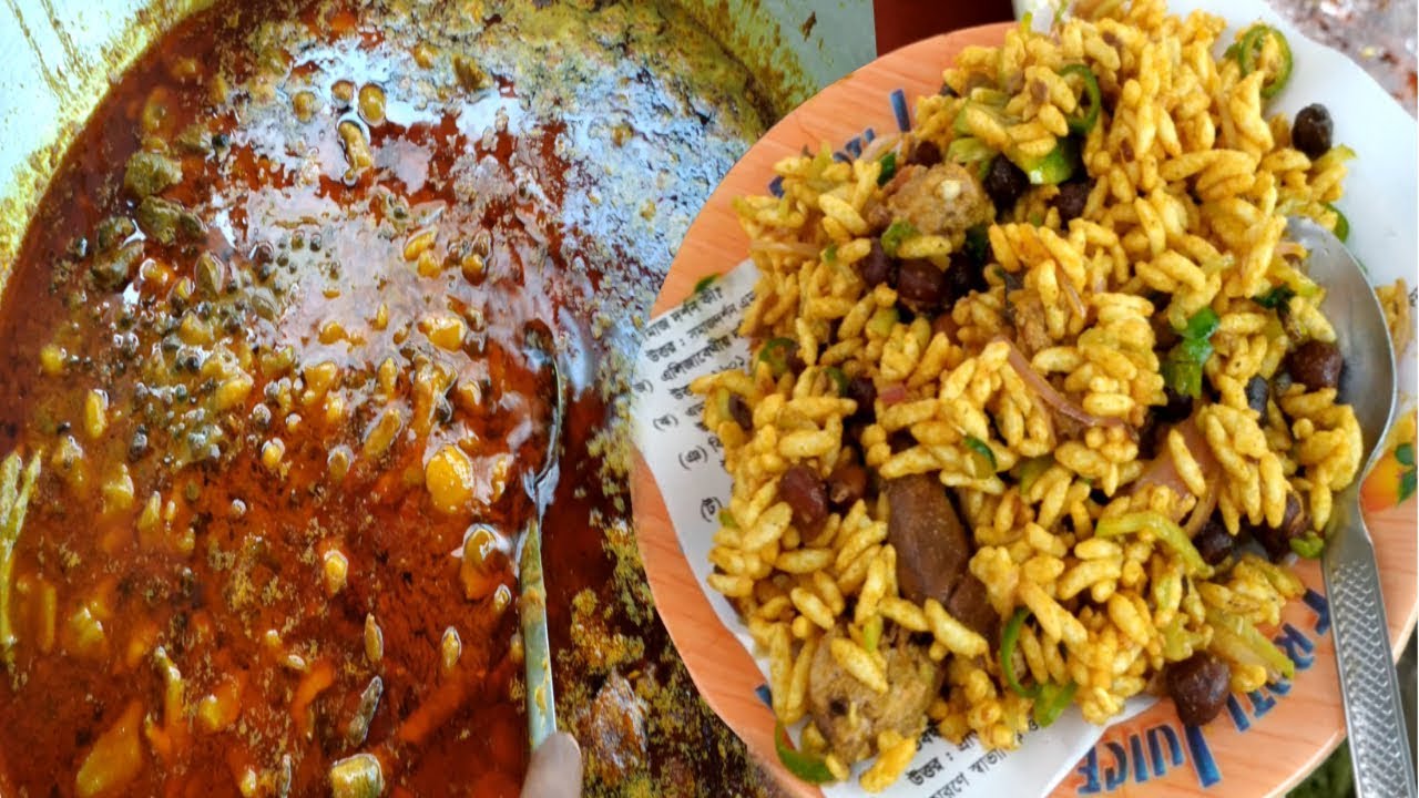 Chicken jhal muri, Masla jhal muri recipe ! Haw to make jhal muri ...