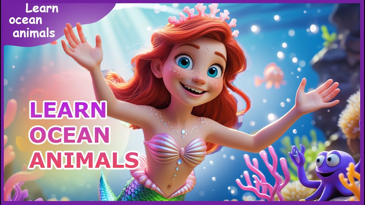 DISCOVER OCEAN ANIMALS with Coral! A Magical UNDERWATER Journey for ...