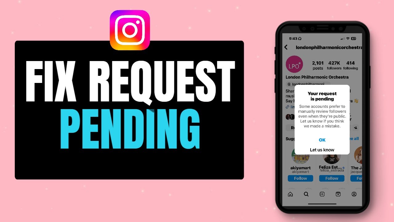 Fix "Your Request Is Pending" On Instagram - YouTube