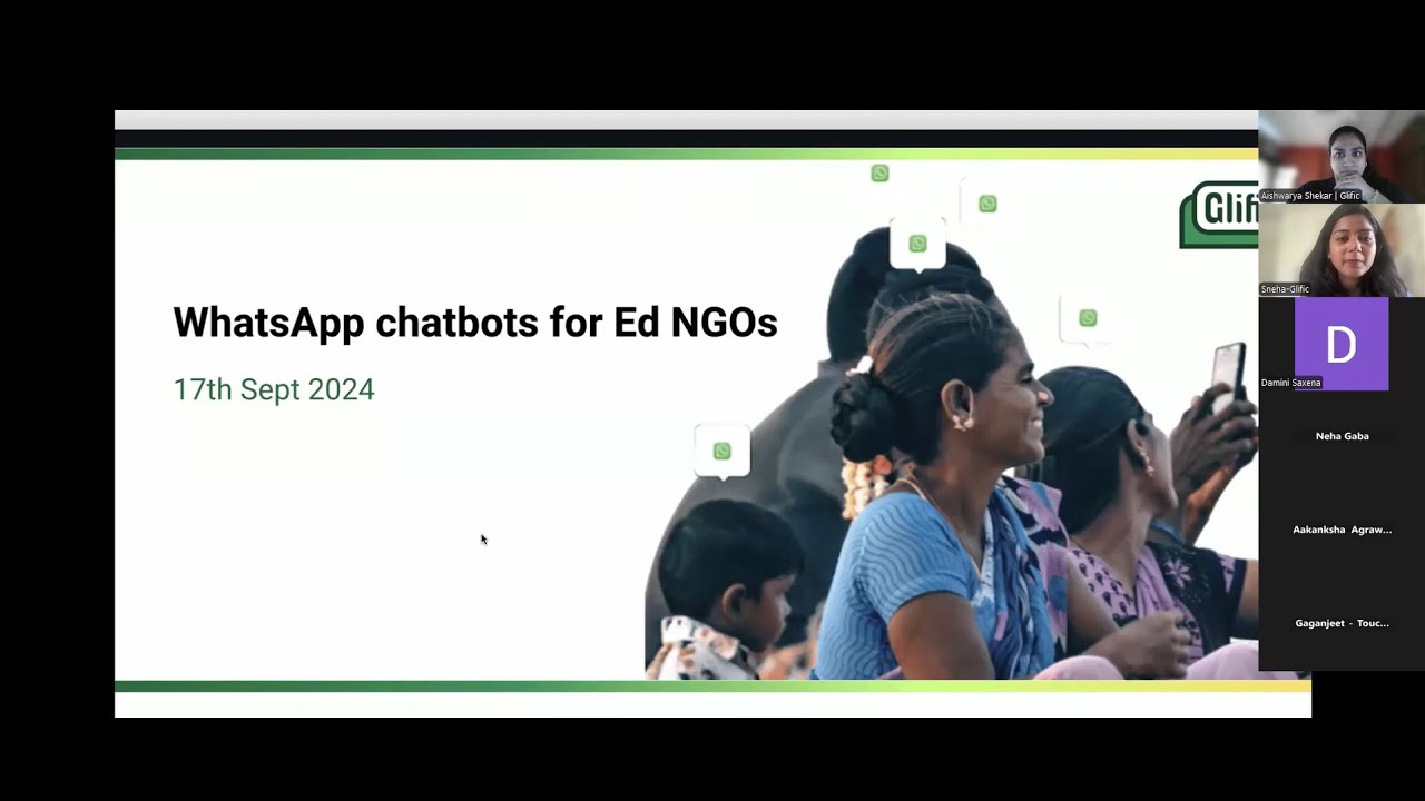 Intro to Glific: How Education NGOs can benefit from WhatsApp Chatbot ...
