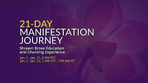 21 Day Manifestation Journey - YouTube