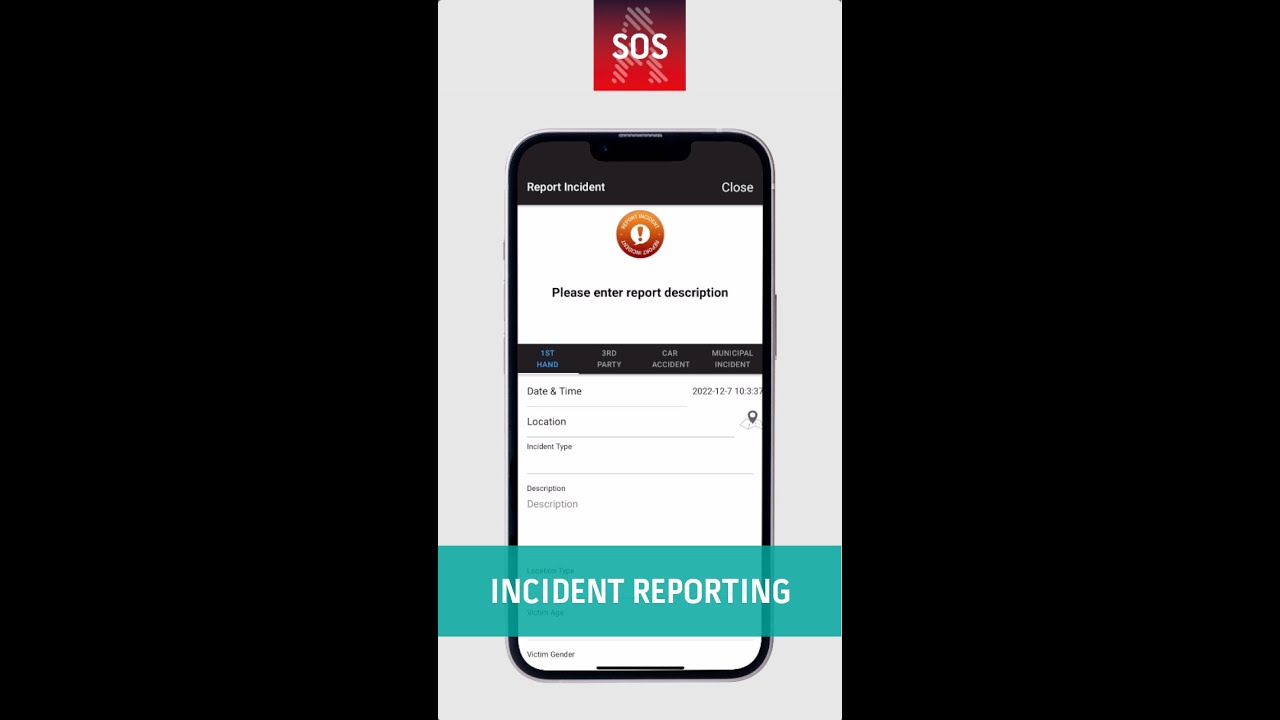 Afri Tec SOS Alert App Incident reporting #shorts - YouTube