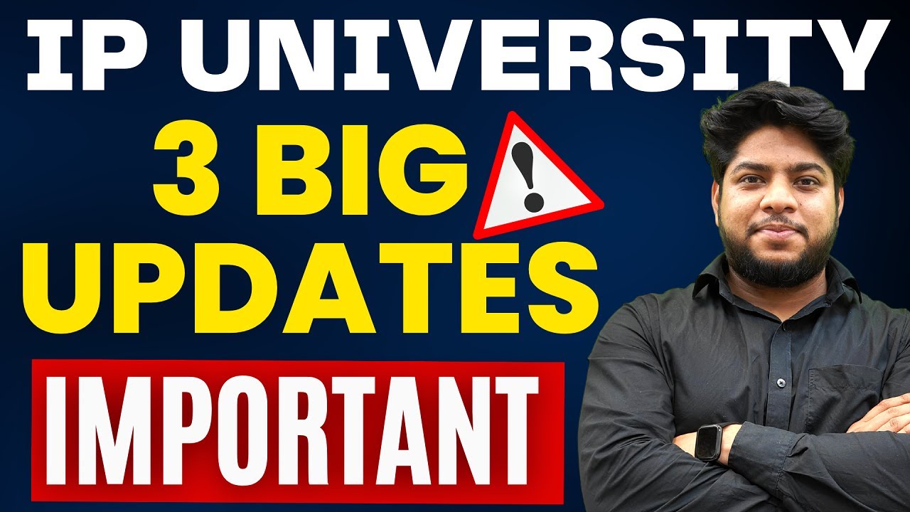 IP University 3 Big Updates🔥Admit Cards IPU CET Result Latest ...