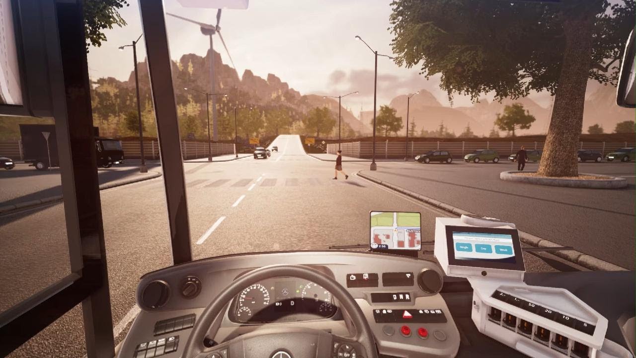 Early morning run Bus Simulator PS4 - YouTube