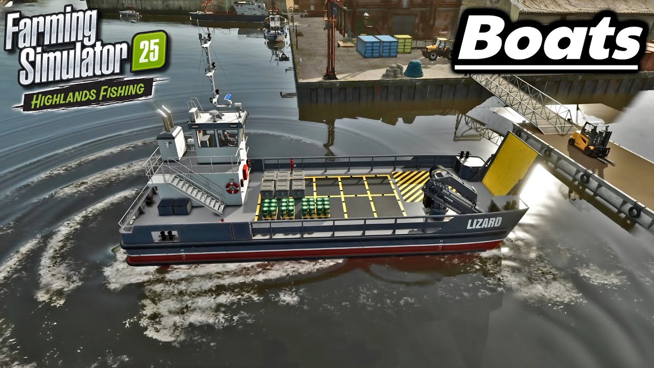 Driving Boats | Highlands Fishing Expansion | FS25 - YouTube