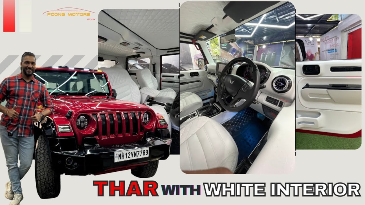 Thar With All White Interior | Black Alloys | U Shaped Lights | Marker ...
