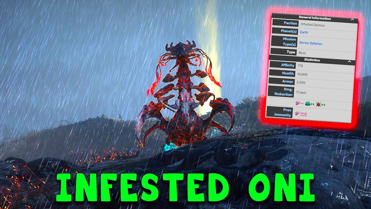 The New Infested Oni Is AWESOME! - Warframe - YouTube