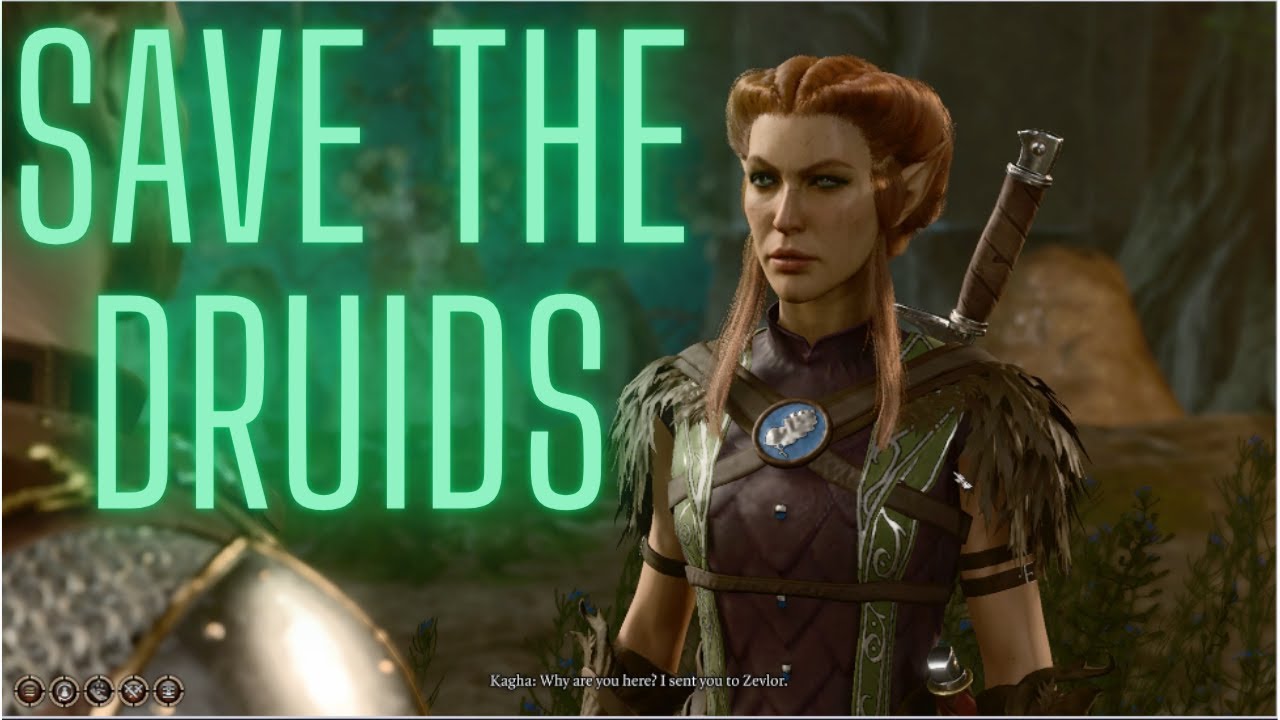 Baldur's Gate 3 - Confronting Kagha and the Shadow Druids (Act 1) - YouTube