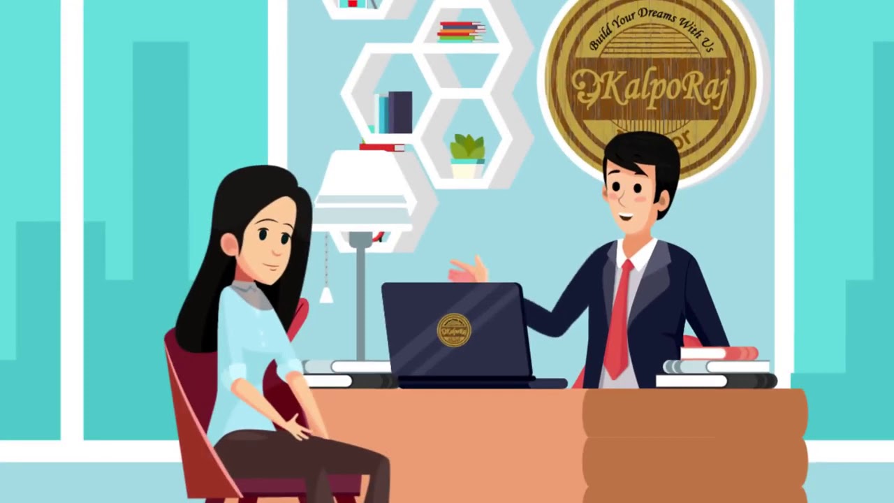 Kalporaj Interior | Motion Graphics 2D Animation Explainer video by HJ ...