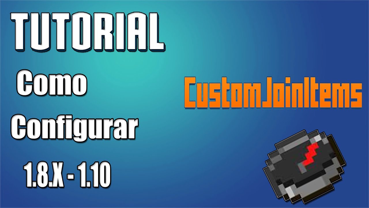 CONFIGURAR CUSTOM JOIN ITEMS - YouTube