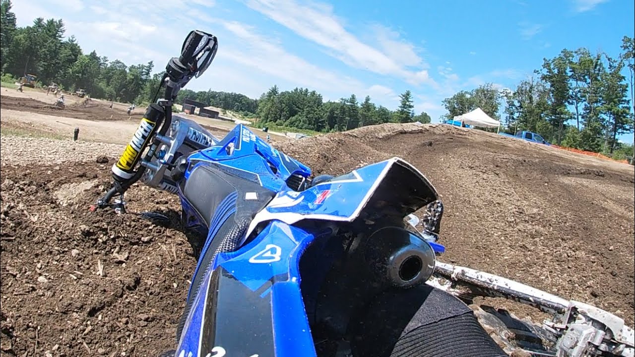 CRASH on Motocross Track - YouTube