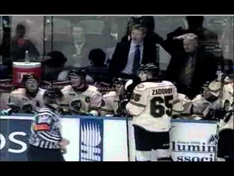 Miles Liberati - London Knights - Goal Against Owen Sound Attack - YouTube