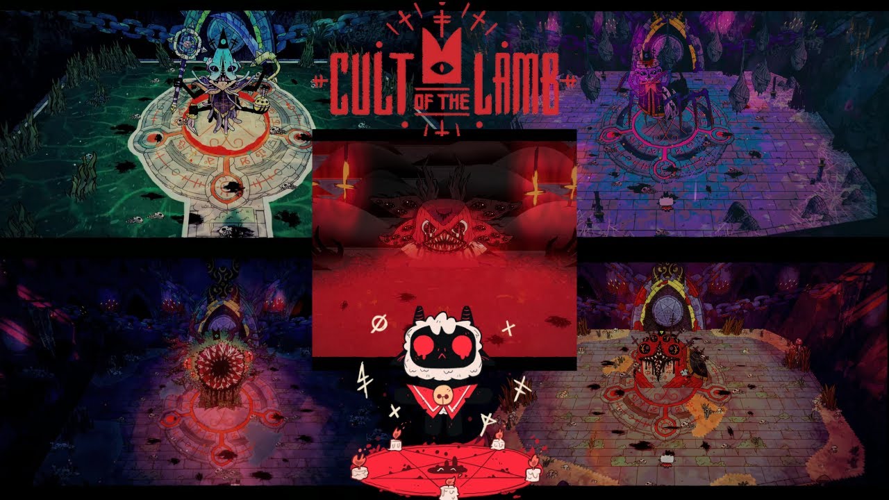 Cult of the Lamp ALL BOSSES | Cult of the Lamb - YouTube