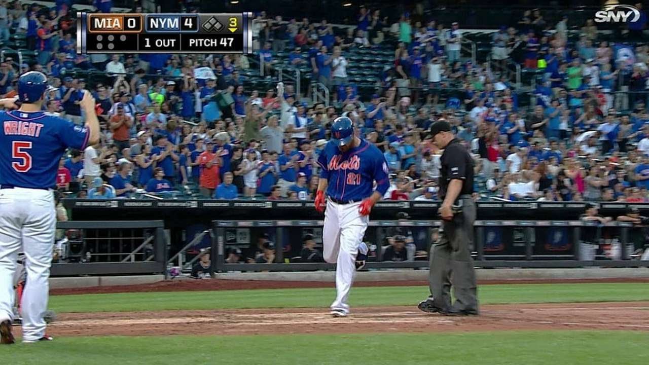 MIA@NYM: Duda crushes a two-run shot to right field - YouTube