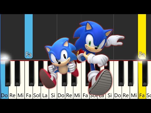 Sonic Generations - Escape from the City - TUTORIAL DE PIANO - PIANO ...