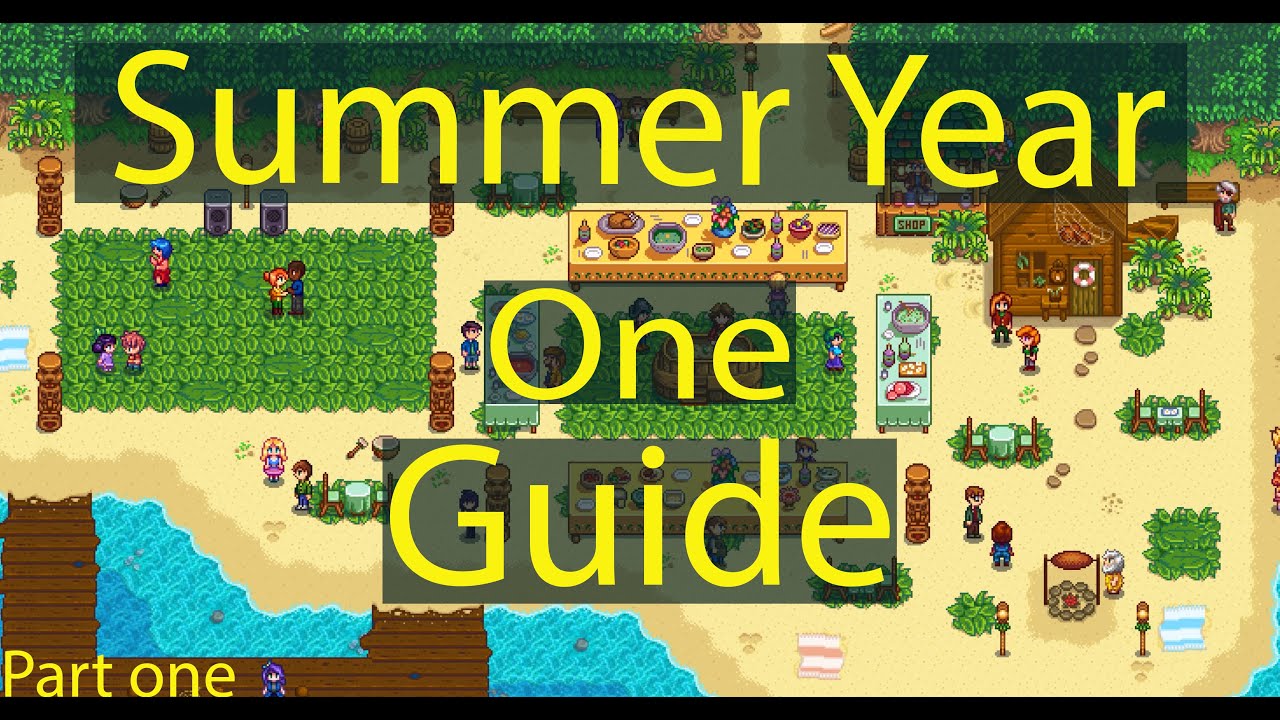Stardew summer tips part 1 - YouTube
