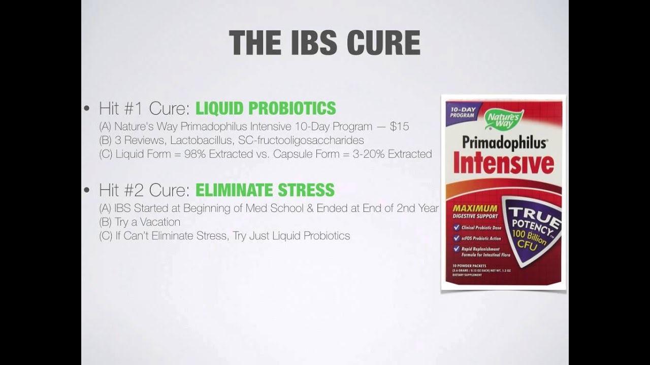 Cure Irritable Bowel Syndrome (IBS) in Just 10 Days (New 2015) - YouTube