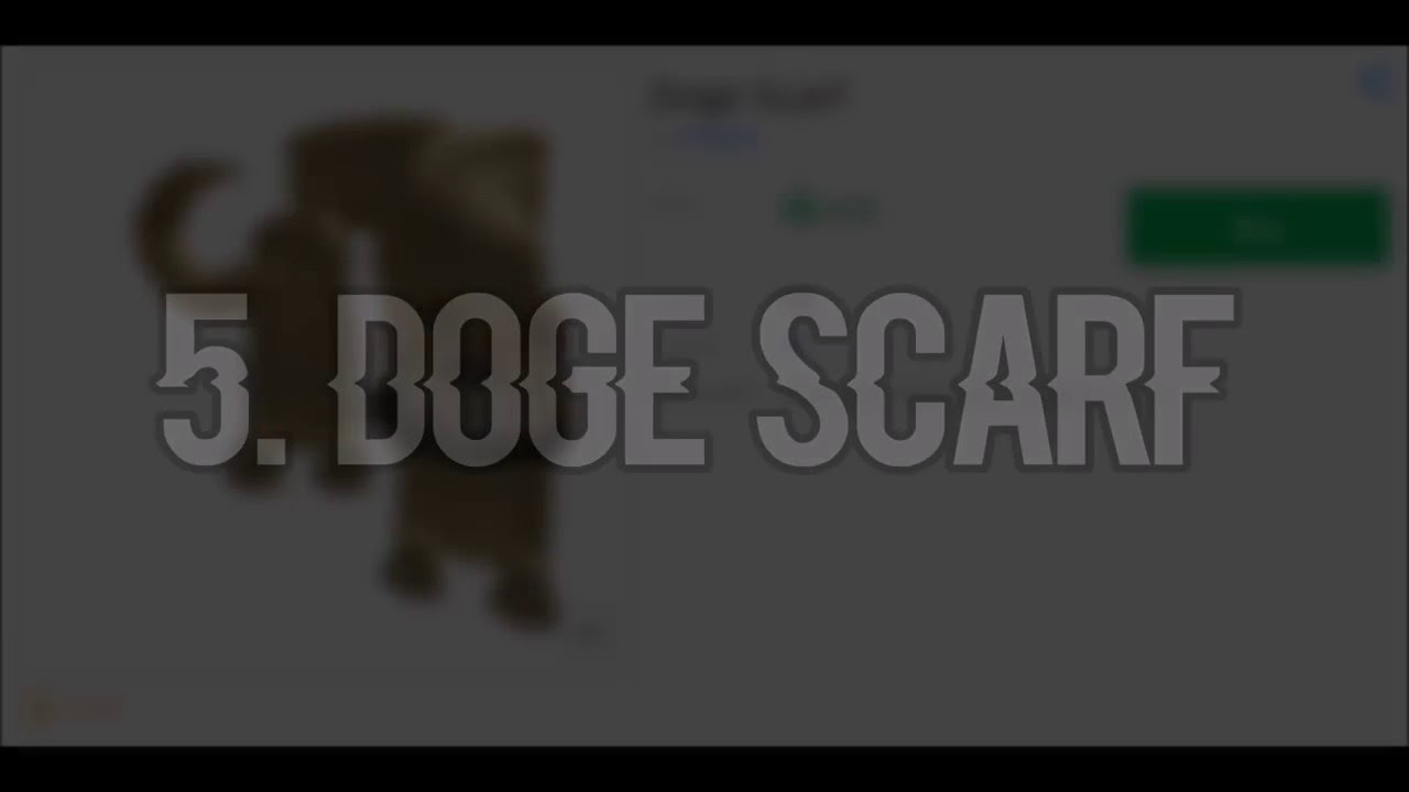 Roblox - Top 5 Doge Items - YouTube