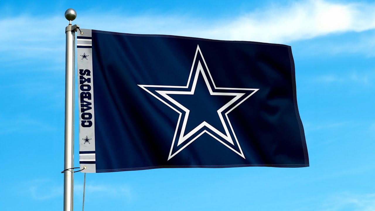 Dallas Cowboys 3x5 Printed Header Flag - YouTube