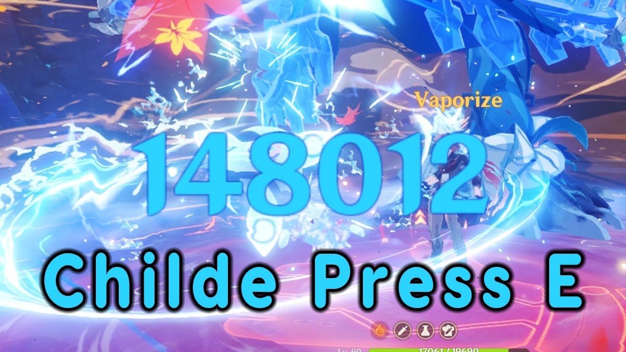 Childe 148k Elemental Skill - YouTube