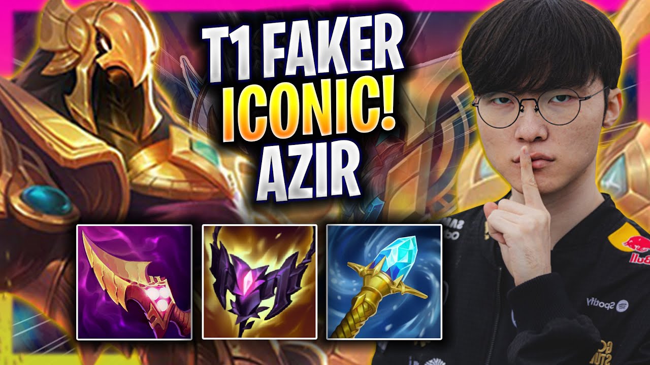 T1 FAKER BRING BACK HIS ICONIC AZIR! - T1 Faker Plays Azir MID vs Yone ...
