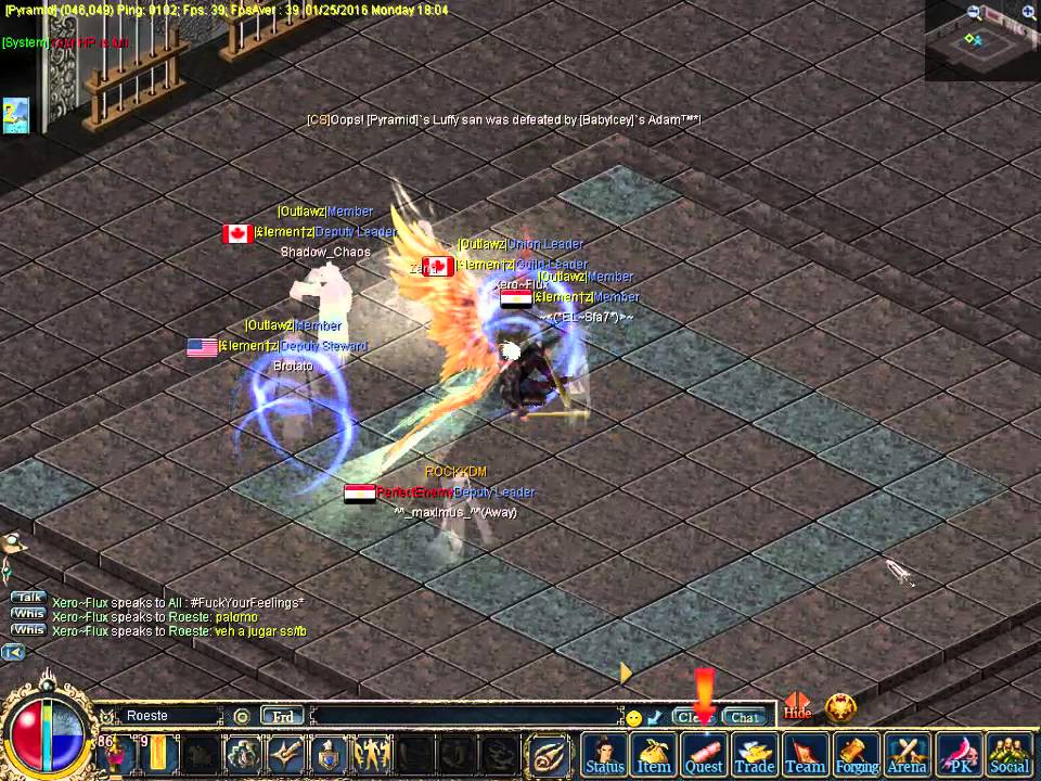 Conquer Online SS/FB playing - YouTube