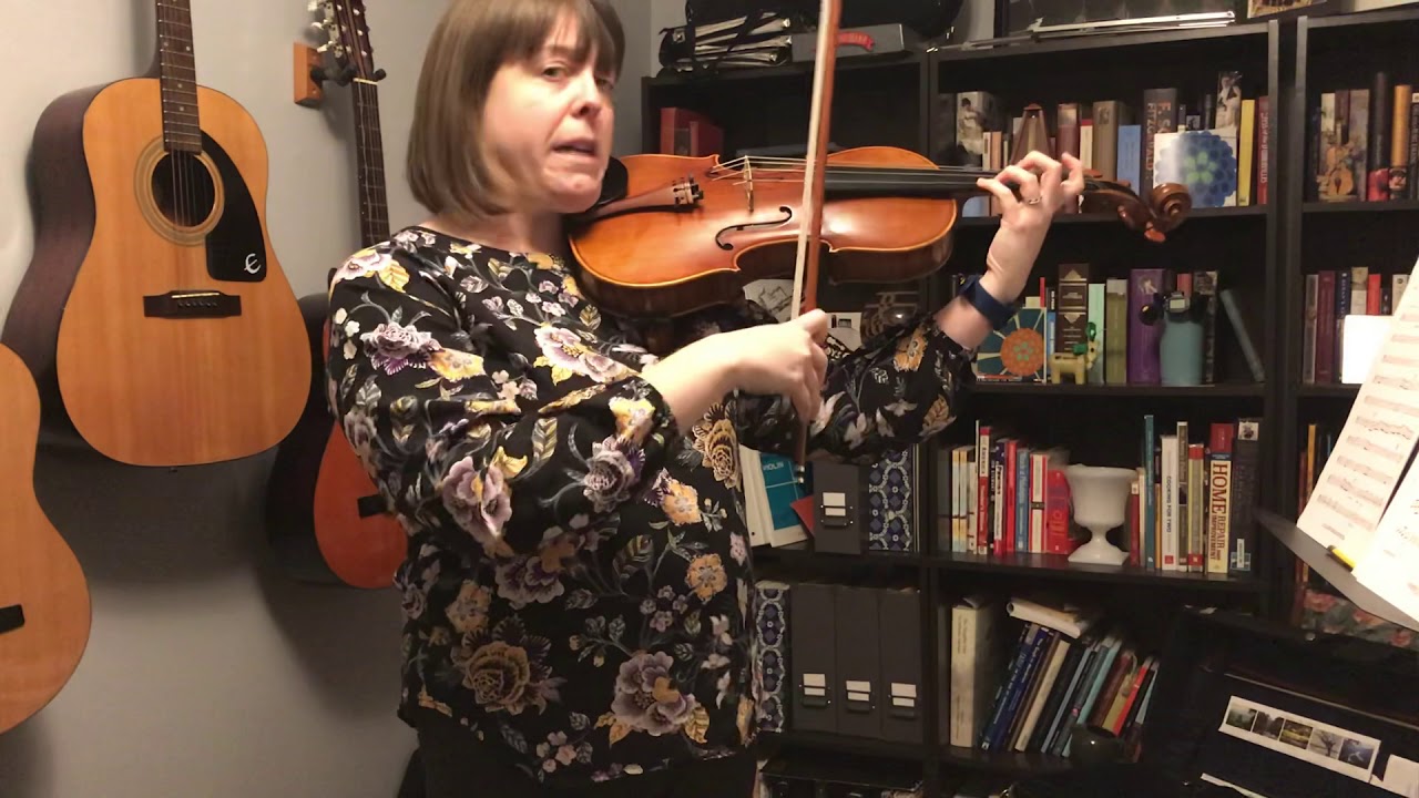 Fiddling Around practice for viola - YouTube