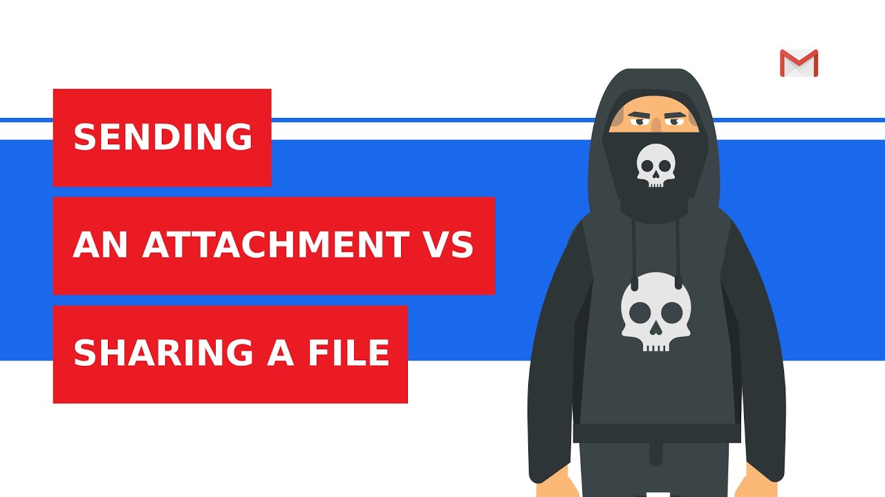 Sending an attachment vs sharing a file from Google Drive. - YouTube