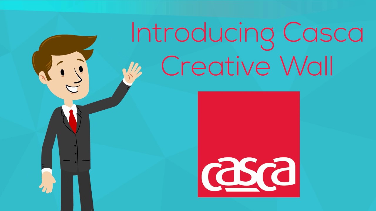 Casca Creative Glass Wall - YouTube
