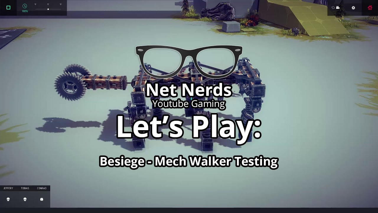 Besiege - Mech Platform Walker - YouTube
