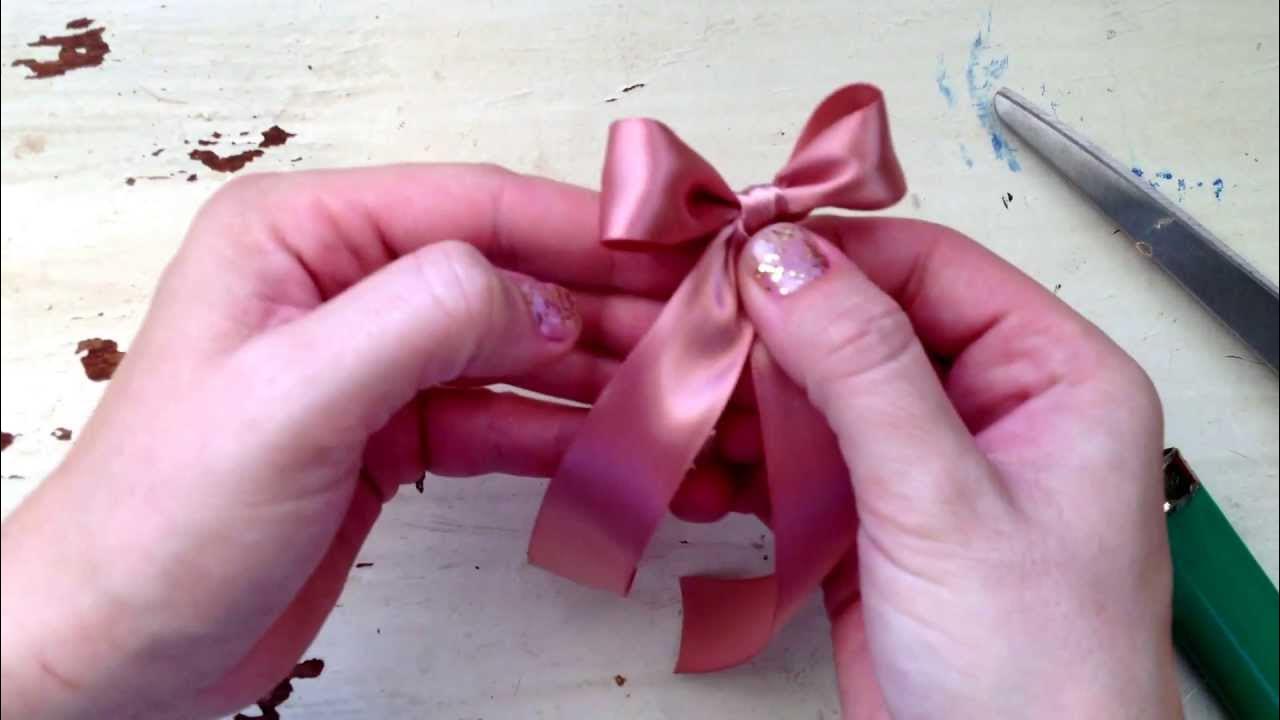 Tutorial Make the Perfect Bow Fast - YouTube