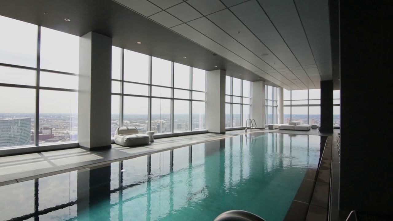 Level 28 Pool at AKA University City in the FMC Tower - YouTube