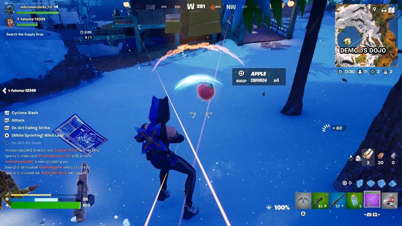 Fortnite shadow blade hope skin gameplay - YouTube
