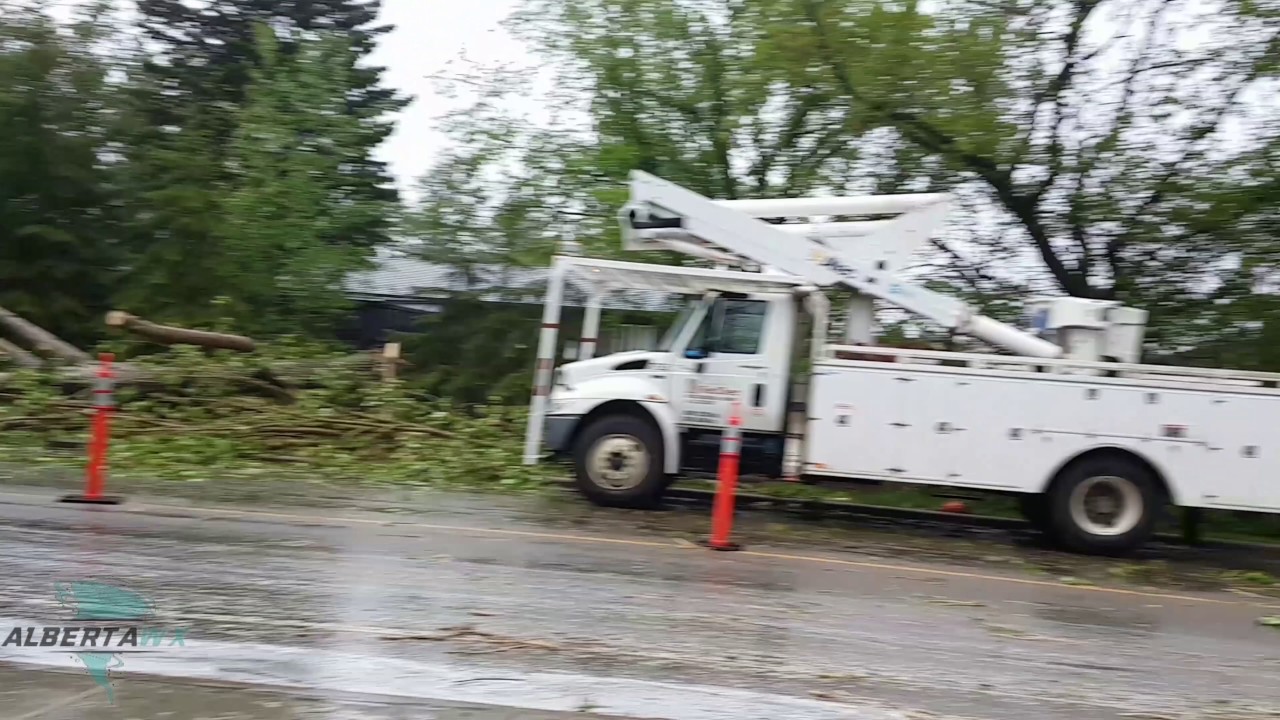 May 24 windstorm: Red Deer, Alberta - YouTube