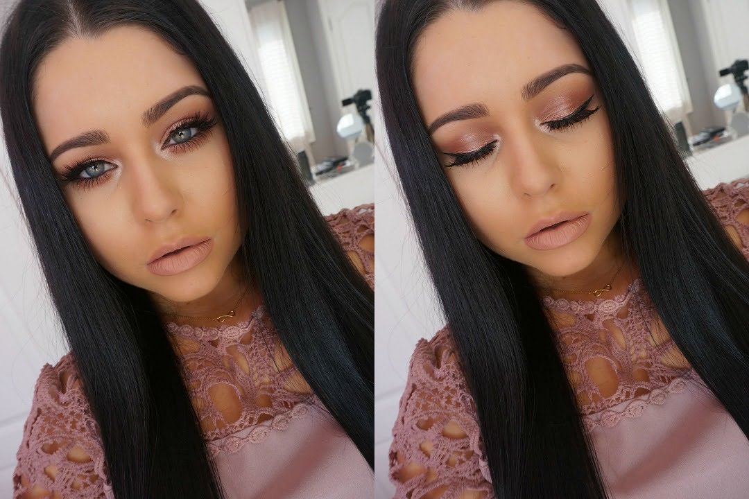 Foiled Copper Warm Smokey Eye Makeup Tutorial Youtube