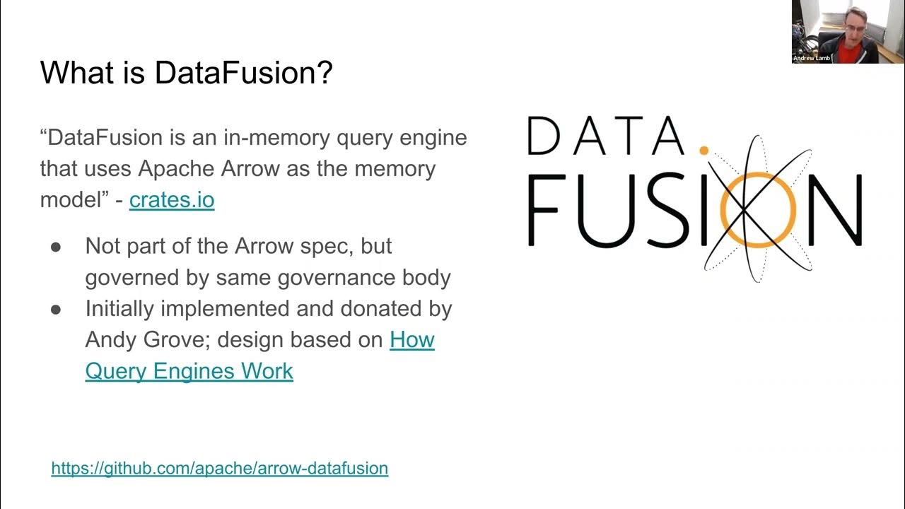 Apache Arrow Datafusion Architecture Part 1 Youtube
