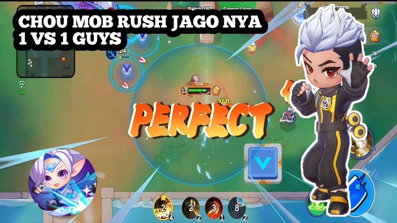 PENJELASAN HERO BARU CHOU | MOB RUSH GAMEPLAY - YouTube