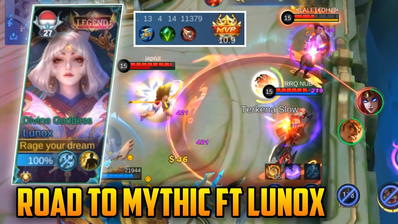 LUNOX NEW SEASON GAMEPLAY - ROAD TO MYTHIC ft LUNOX - LUNOX BEST BUILD ...