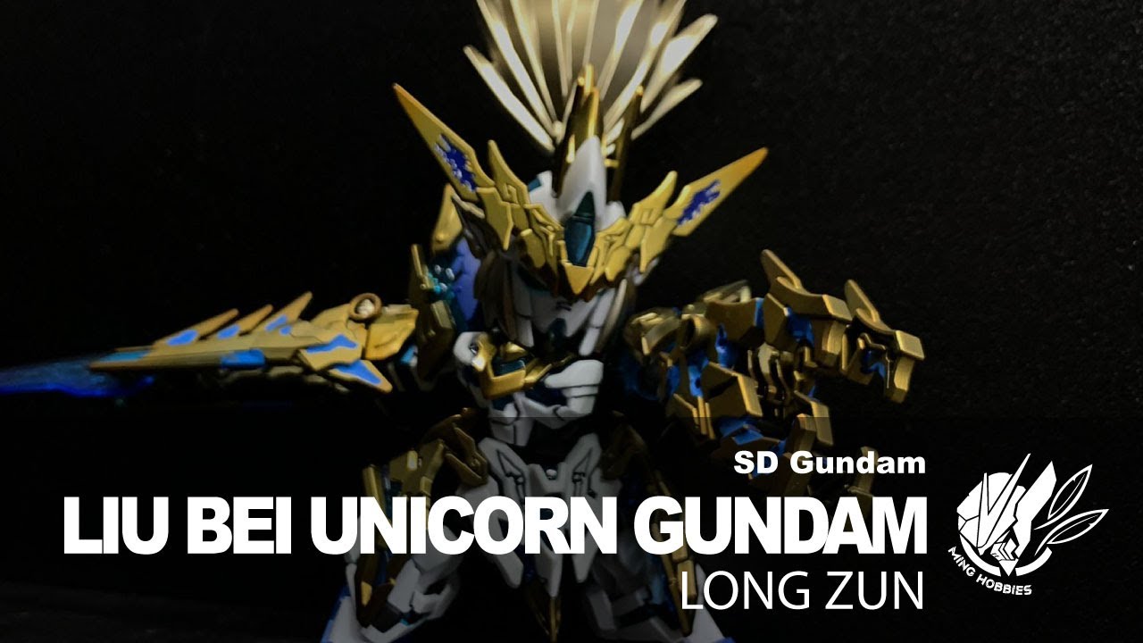 Custom Painted Long Zun Liu Bei Unicorn Gundam - YouTube