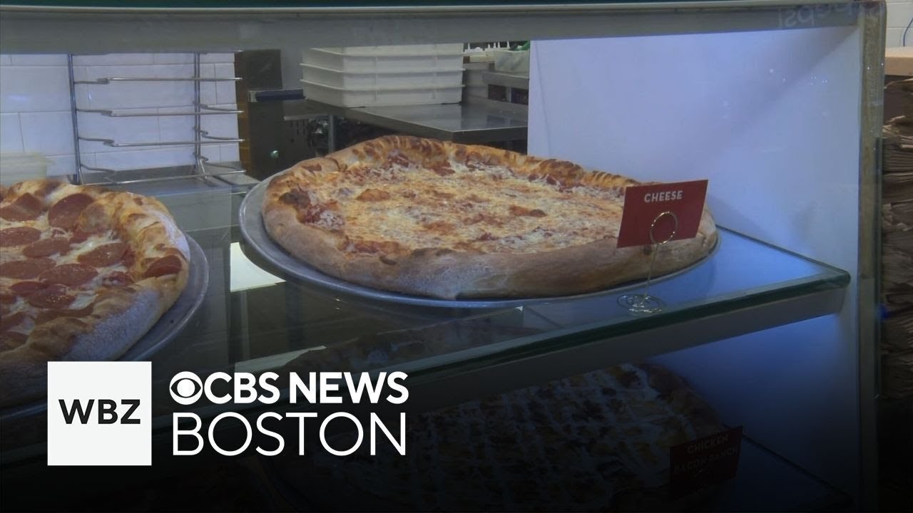Celebrating Pi Day at Sal's Pizza in Boston - YouTube