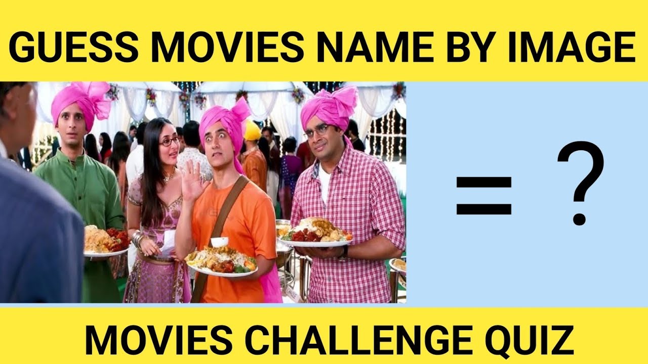 Guess The Movies Name By Image | Movie Challenge | Entertainment - YouTube