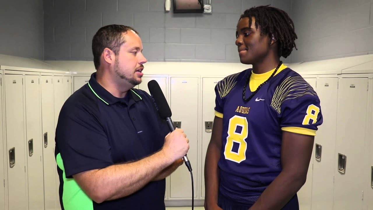 St. Thomas Aquinas WR Michael Irvin II - Dolphins HS Media Day - YouTube