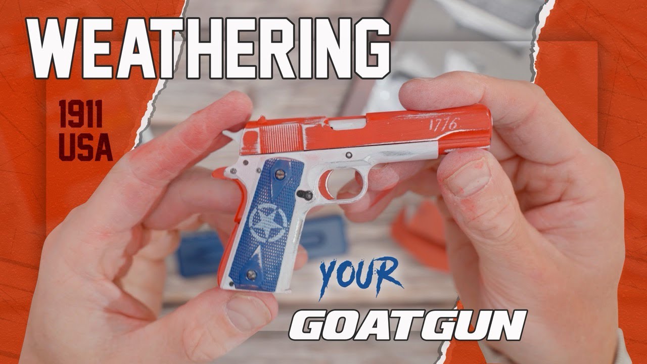 Scuff Up 1911 Pistol Model - YouTube