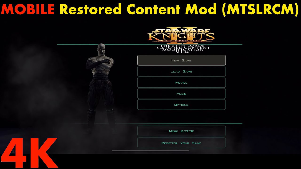 MOBILE Restored Content Mod (MTSLRCM) - Star Wars: KOTOR II - 4K iOS ...