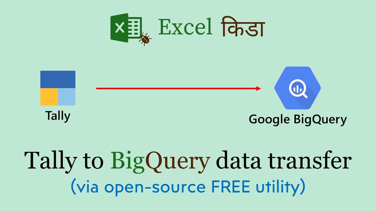 Tally to Google BigQuery data transfer: Tutorial - YouTube